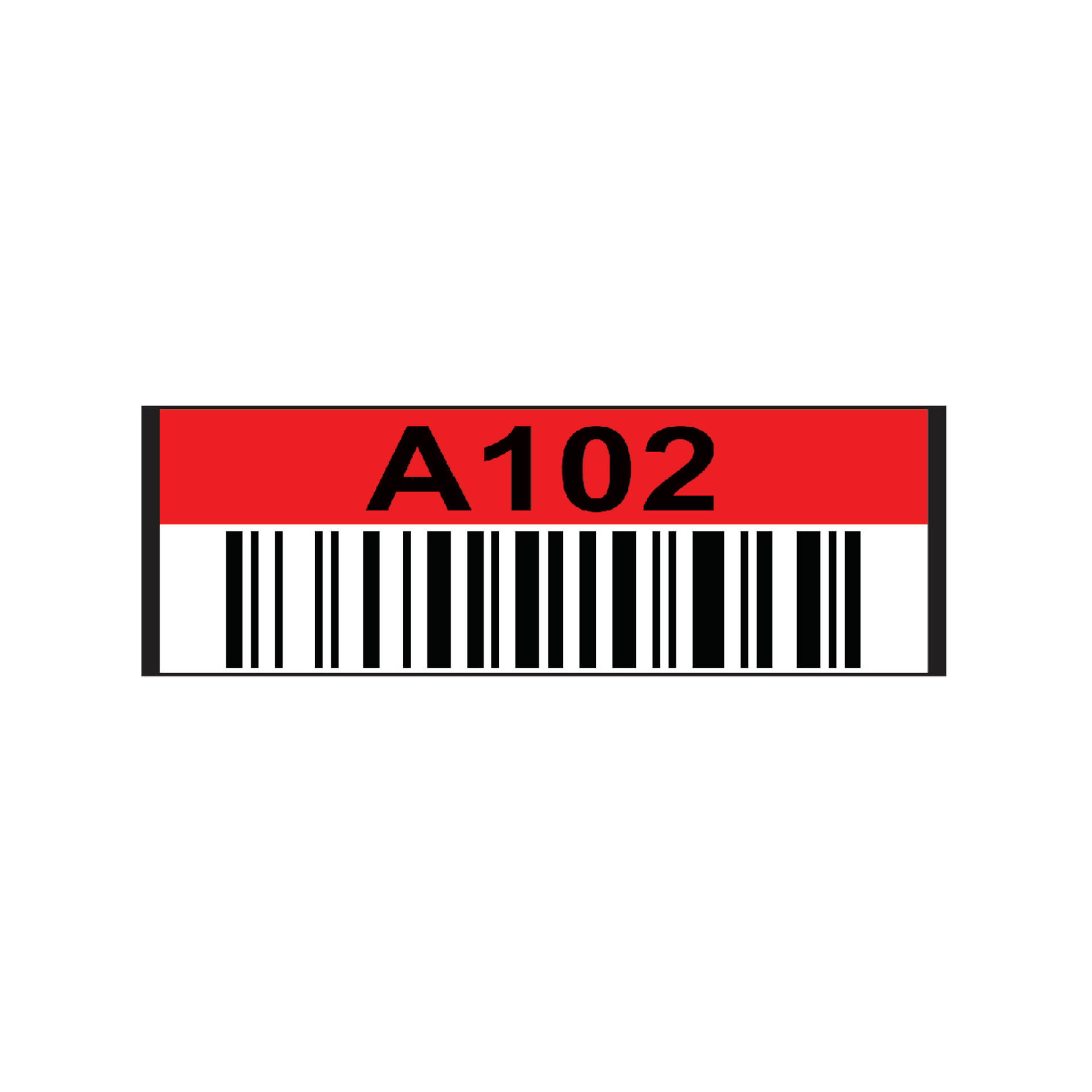 MAGNET LABELS WITH COLOR BAR - 1" x 3" - Pacific Barcode Label Printing ...